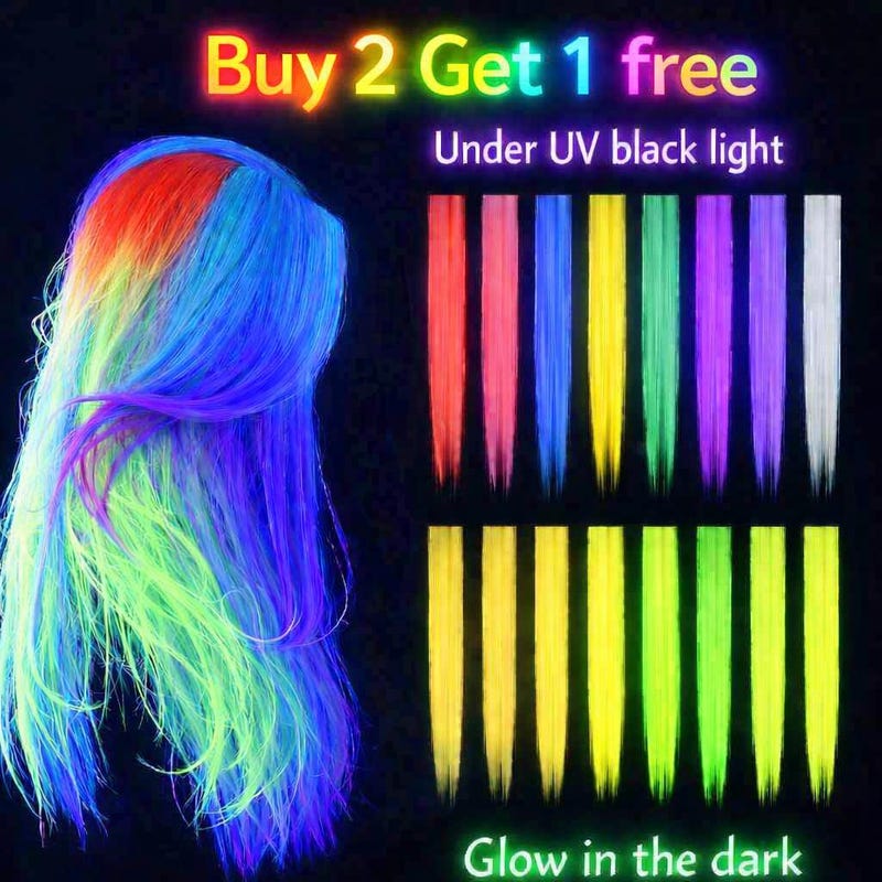 Rave Uv Hair - Etsy