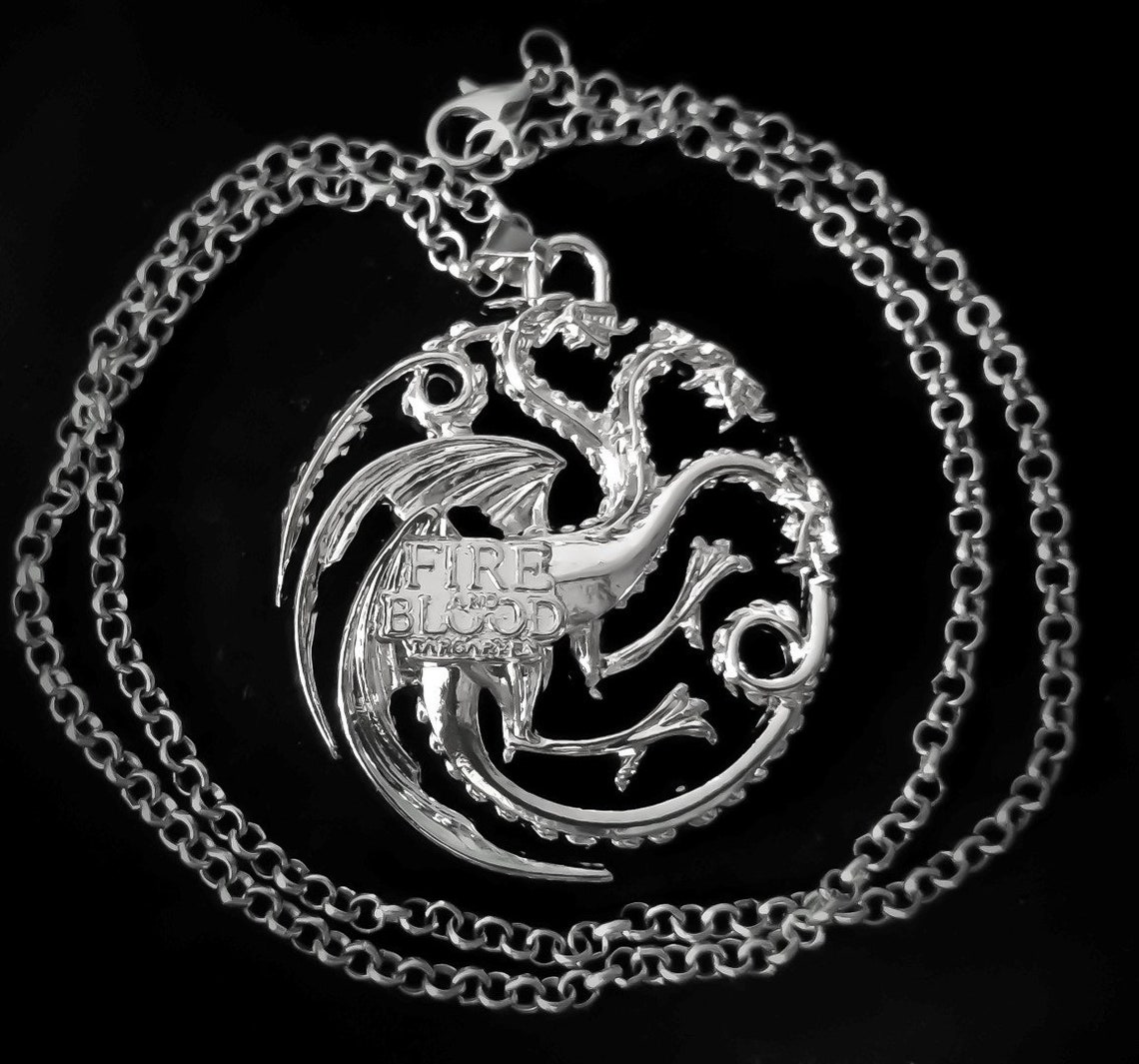 Game of Thrones Cosplay Necklace Hand of the King Queen Chain Medallion ...