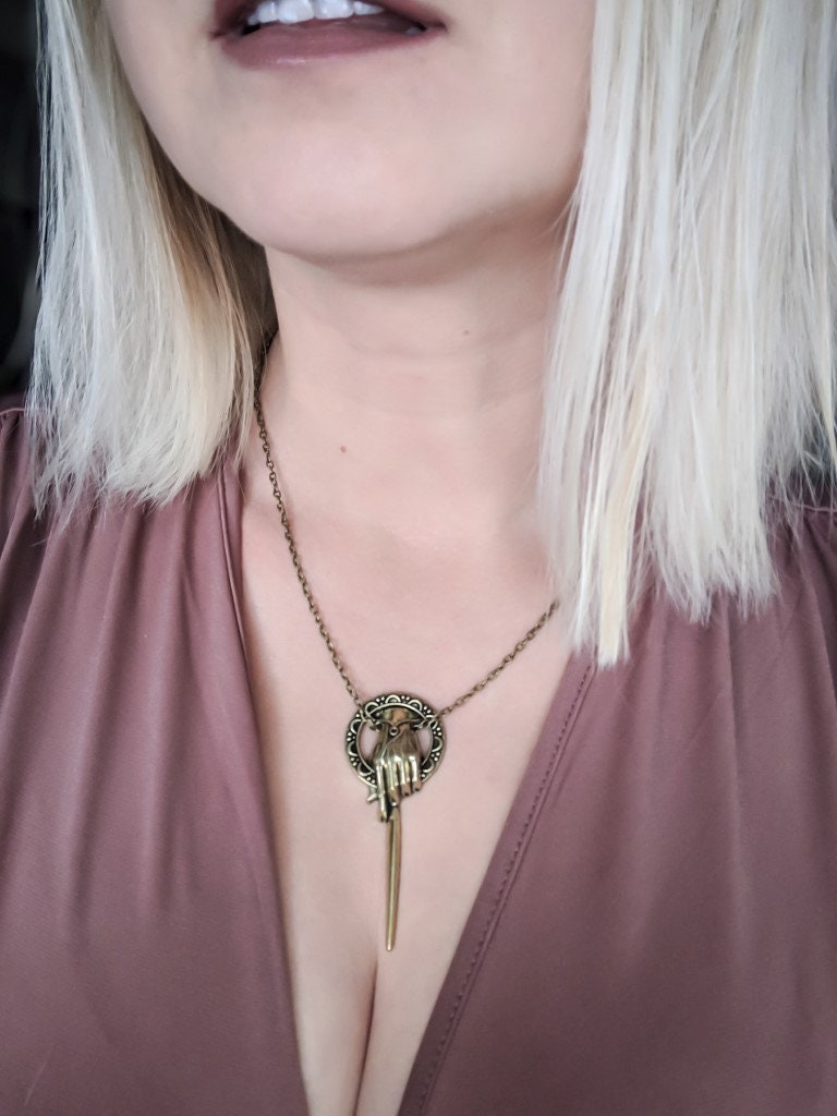 Game of Thrones Cosplay Necklace Hand of the King Queen Chain Medallion ...