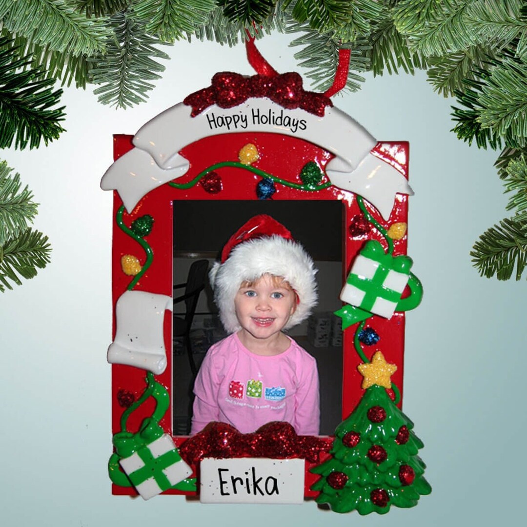 Christmas Fun Pic Frame - Personalized Christmas Ornament - Family ...