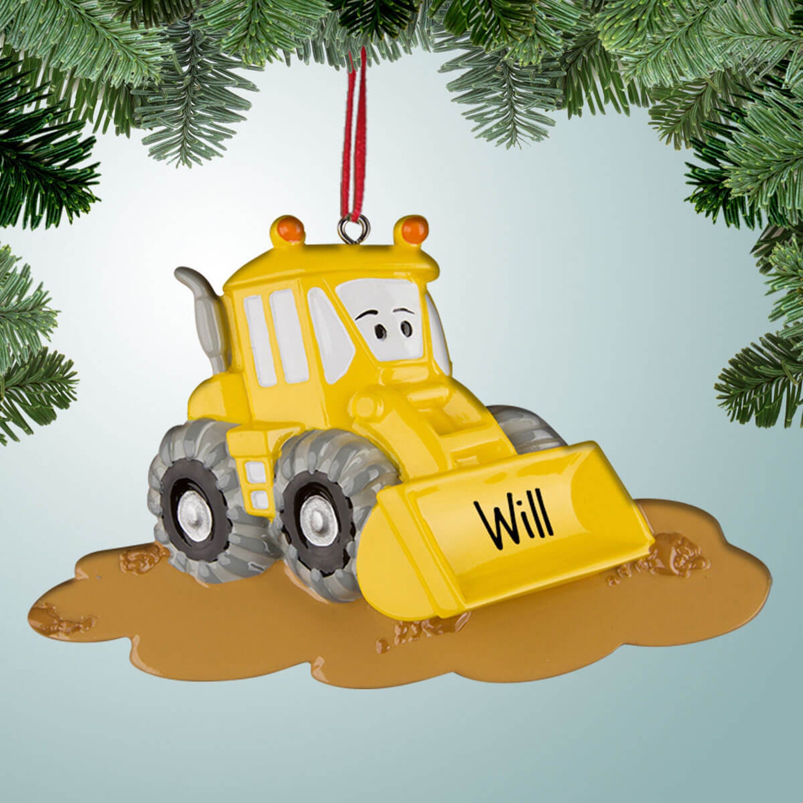 Yellow Bulldozer in Mud Christmas Ornament Tonka Trucks - Etsy