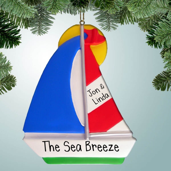 Sailboat Ornament - Etsy