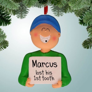 Lost a Tooth Boy - Christmas Ornaments - Dentist Dentist - Free ...