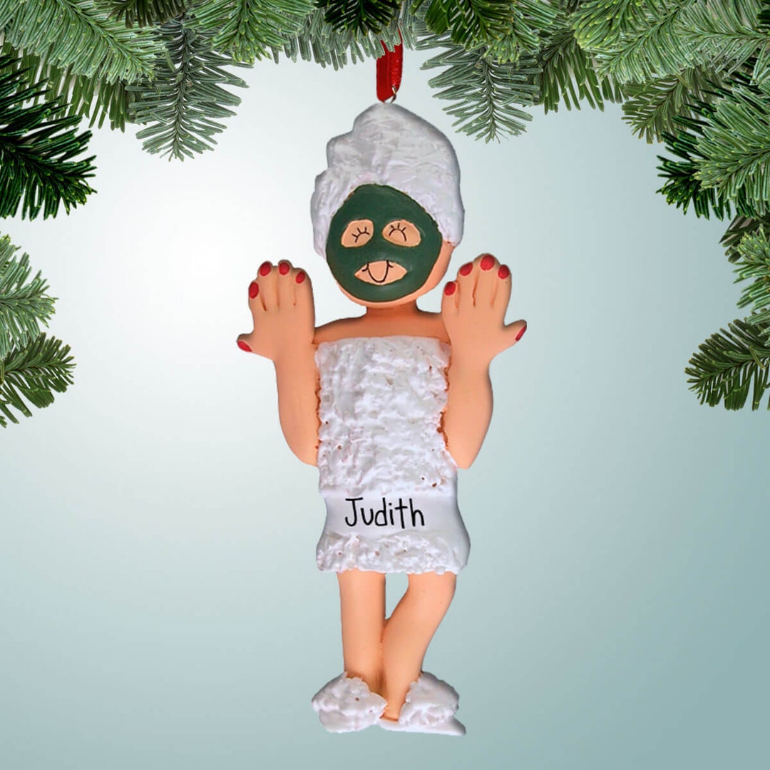 Spa Girl - Personalized Ornaments - Pampering Hair Dresser - Beauty ...