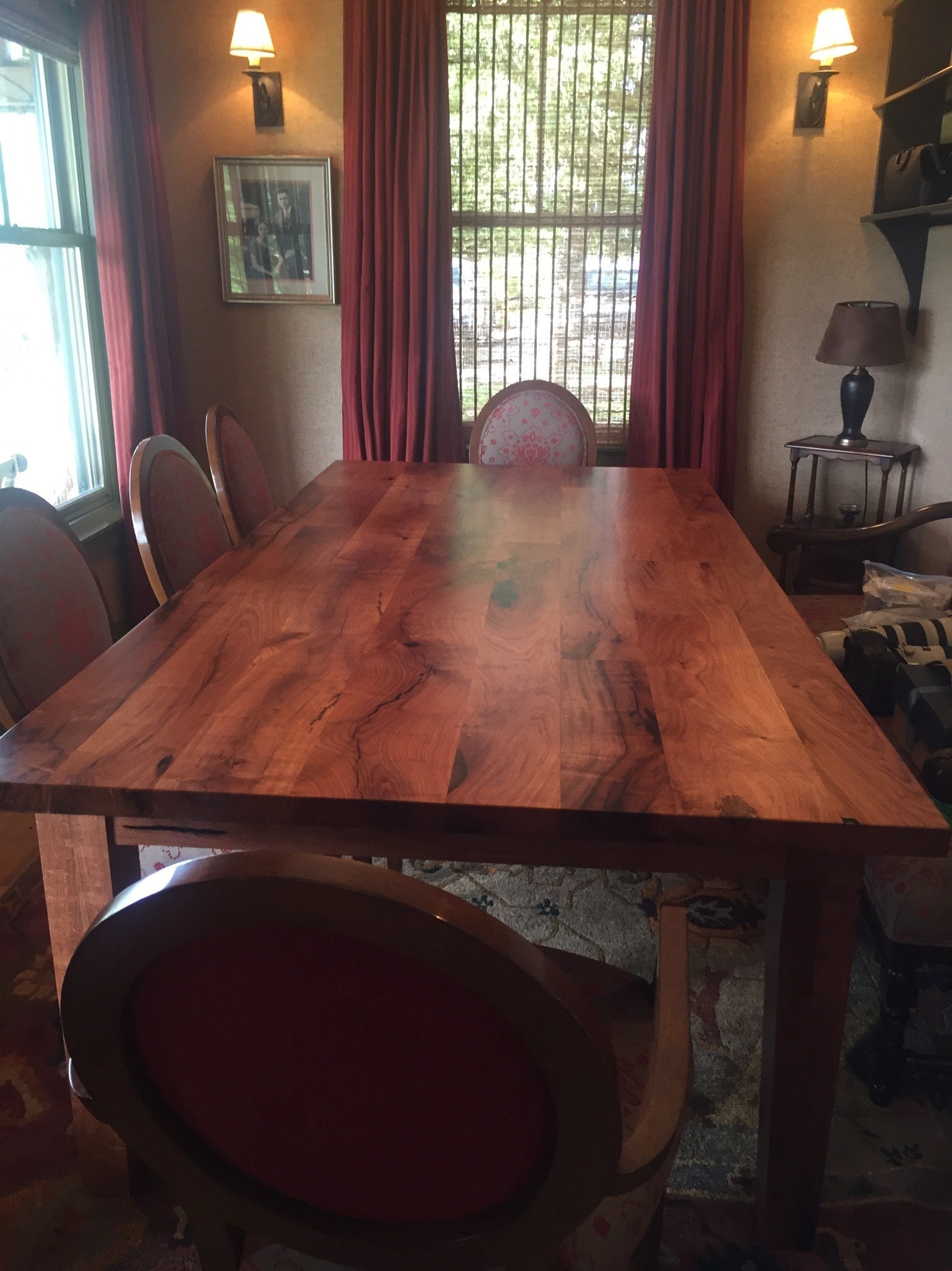 Texas Mesquite Farmhouse Table - Etsy