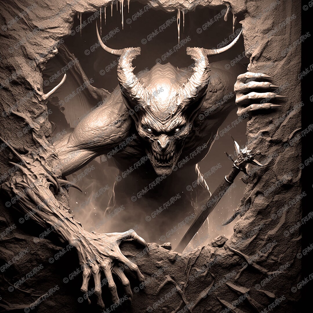 3D Illusion | Laser Burn PNG Digital File | Perfect for Engraving ...