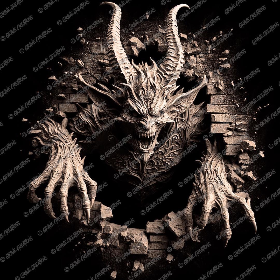 3D Illusion | Laser Burn PNG Digital File | Perfect for Engraving ...