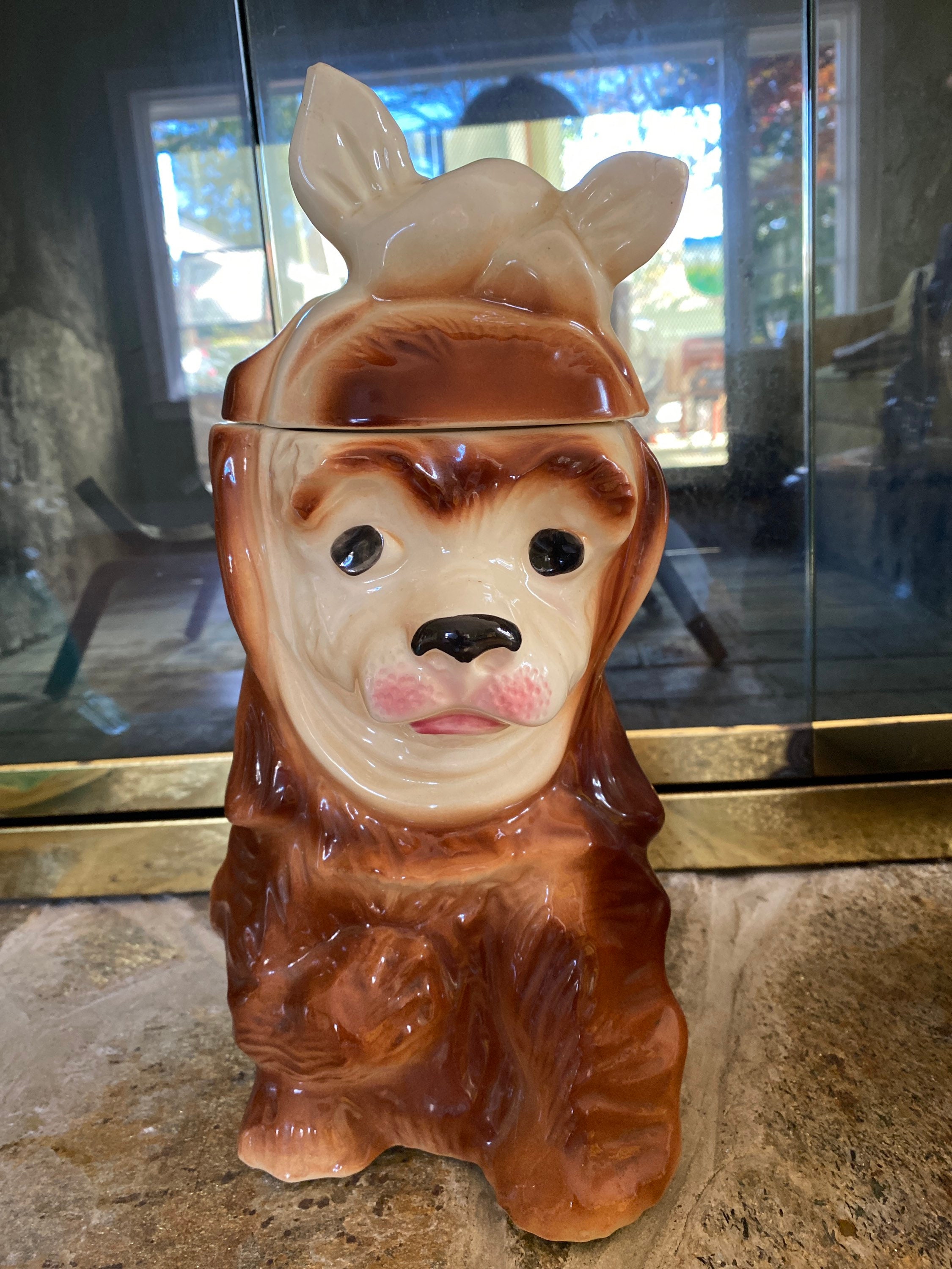 American Bisque Toothache Dog Cookie Jar. Vintage and Rare. - Etsy
