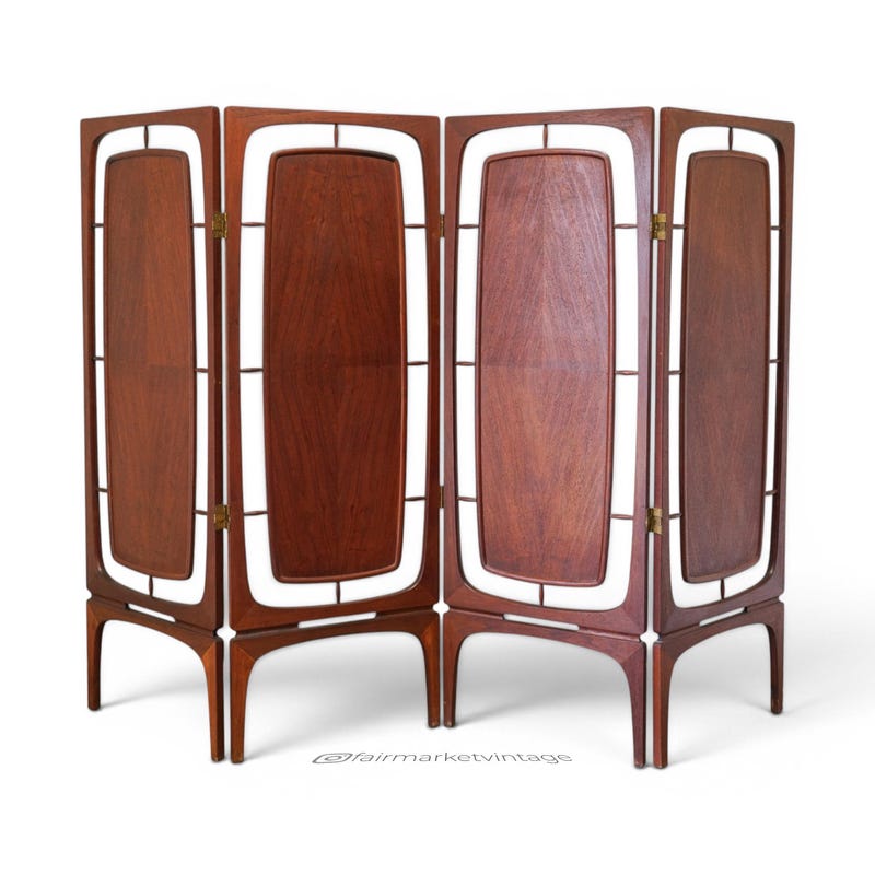 Danish Teak Room Divider - Etsy