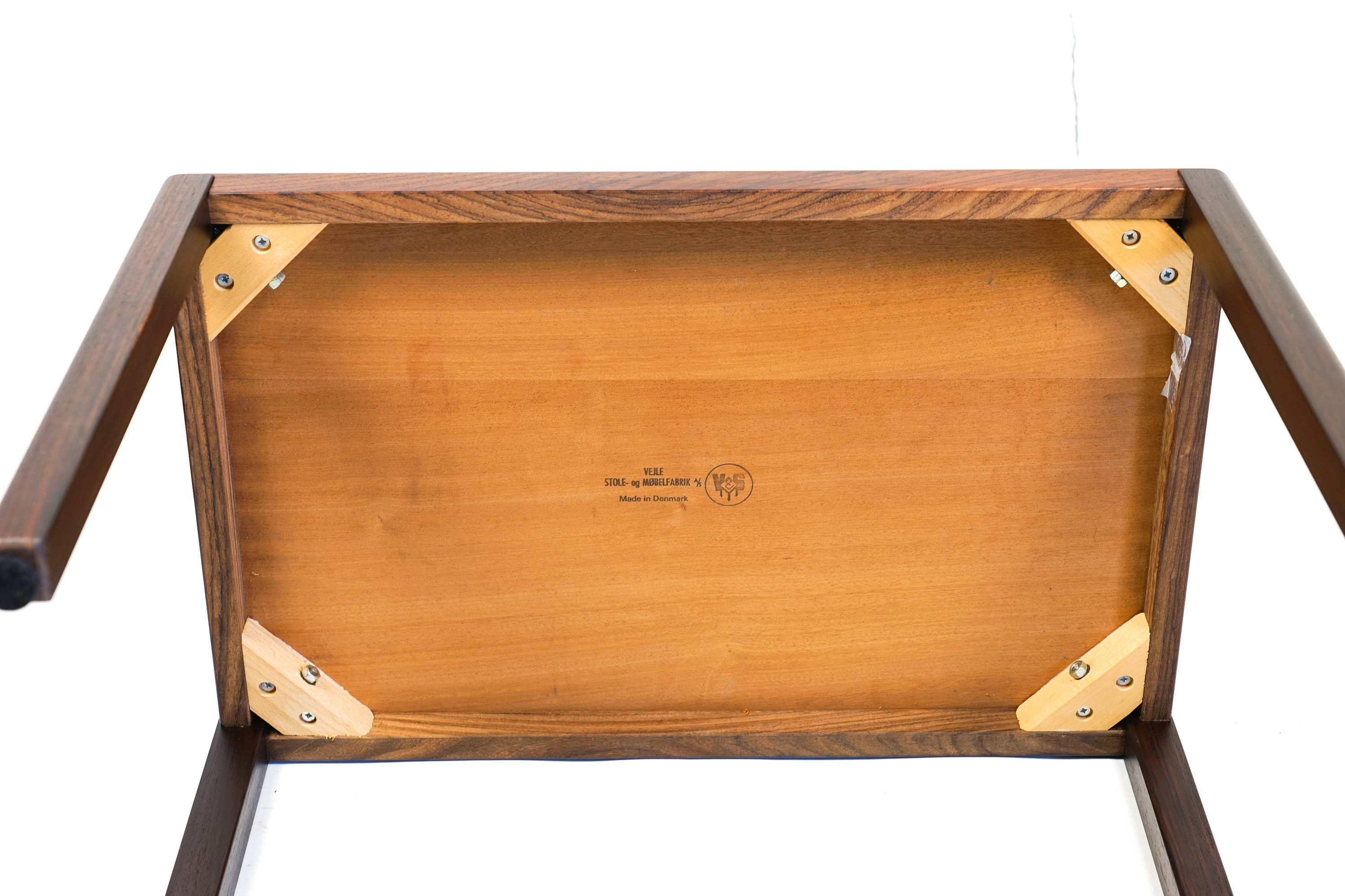 Mid Century Vejle Stole End Table, Denmark — Fair Market Vintage