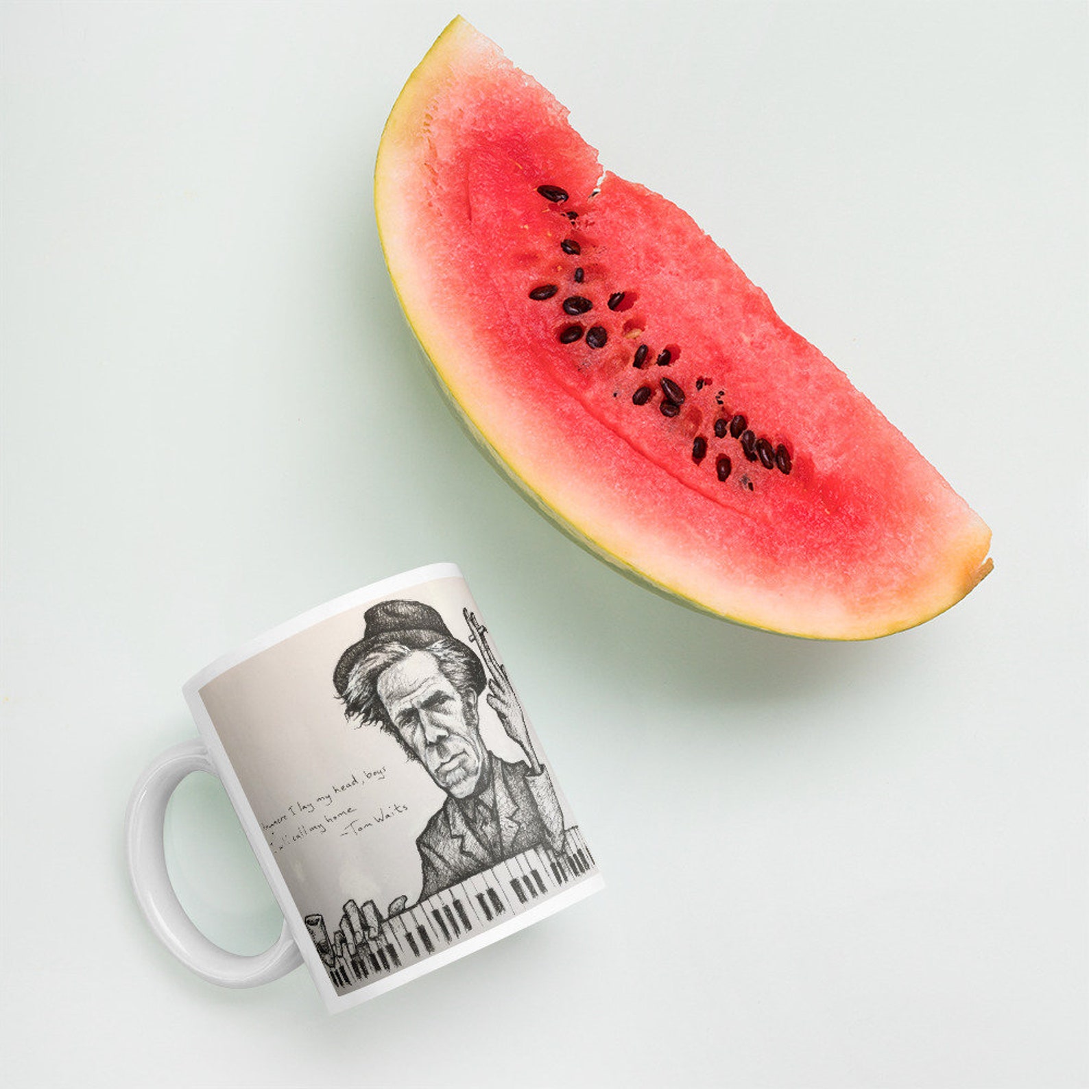 Tom Waits Mug - Etsy