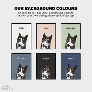 Cat Portrait, Custom Cat Portrait, Cat Lover Gift, Cat Painting ...