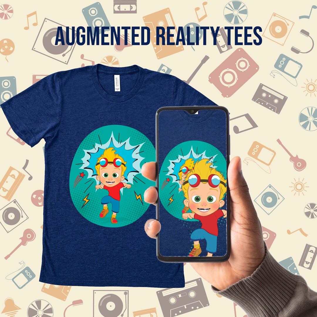 Virtual Reality T-shirt! Augmented Reality Graphic Tee, Super Speed Tom ...