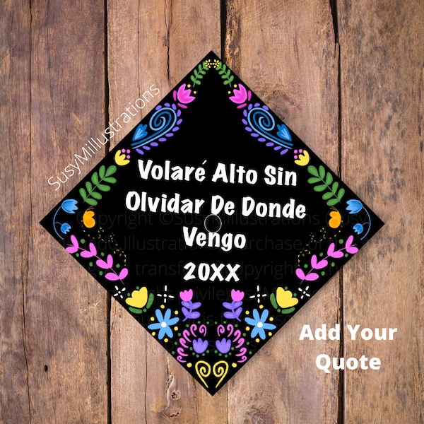 Mexican Graduation Cap Topper - Etsy