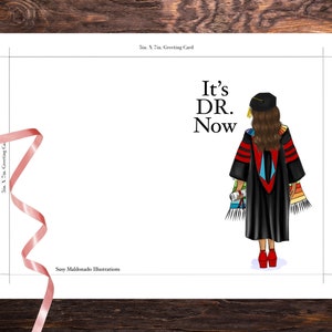 Phd Graduation Greeting Card Printable, It’s DR Now, Doctorate Card for ...