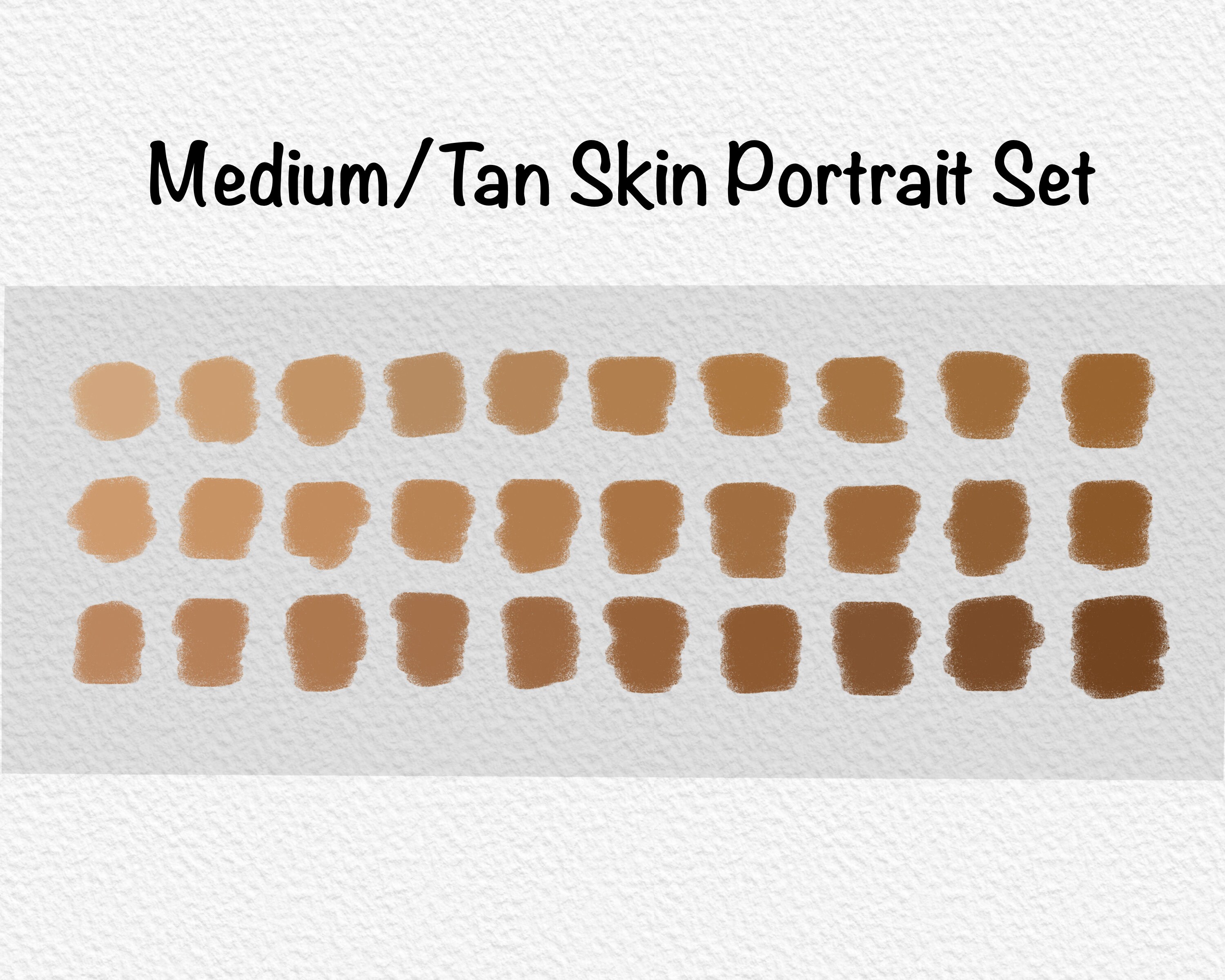 Procreate Skin Tones Color Palette Procreate Skin Swatches - Etsy