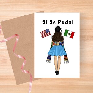 Latina Graduation Greeting Card Printable, Card for Girl Graduate, Grad ...