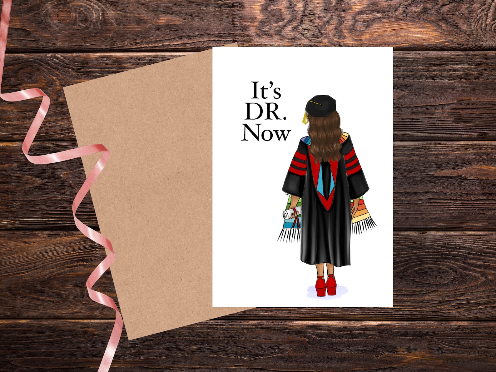 Phd Graduation Greeting Card Printable, It’s DR Now, Doctorate Card for ...