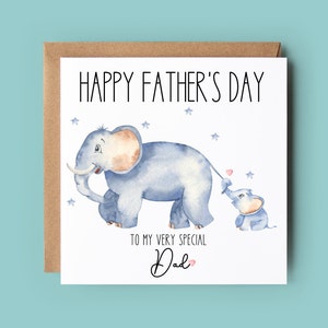 Fathers Day Card, Fathers Day, Personalised Card, Happy Fathers Day ...