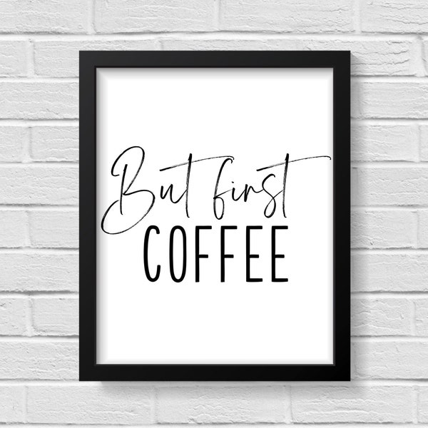 But First Coffee - Etsy UK