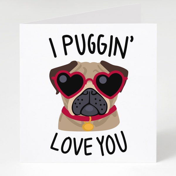 Dog Valentine Card - Etsy
