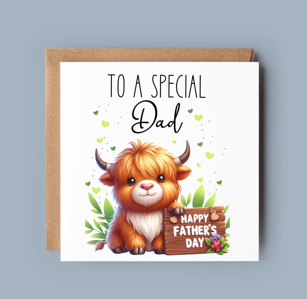 Fathers Day Card, Fathers Day, Personalised Card, Happy Fathers Day ...