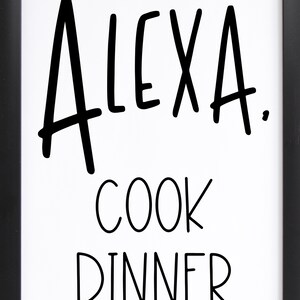 Alexa / Kitchen Decor / Funny Kitchen Signs / Kitchen Wall Decor ...