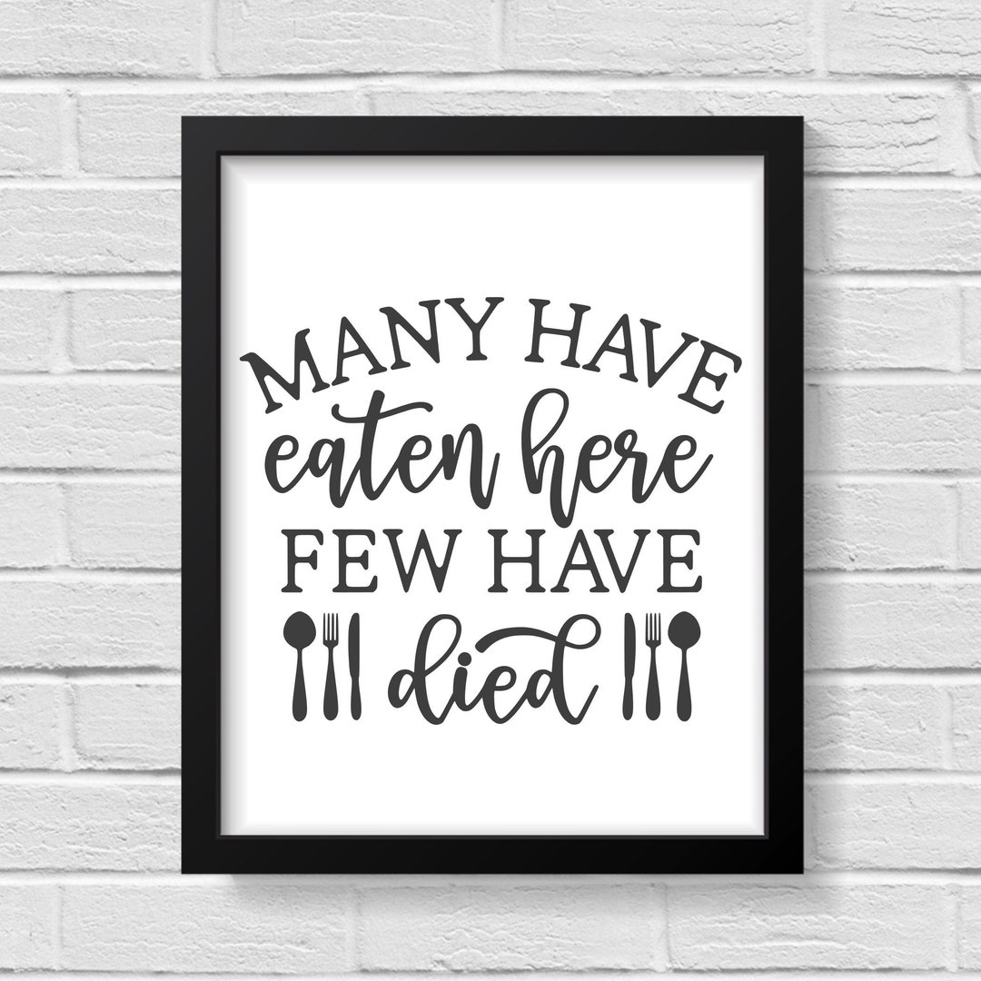 Kitchen Decor / Kitchen Prints / Kitchen Wall Art / Funny Quotes ...