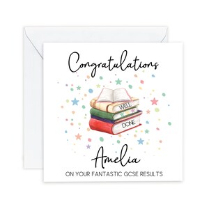 Personalised Congratulations Card, Congratulations Card, GCSE'S, GCSE ...