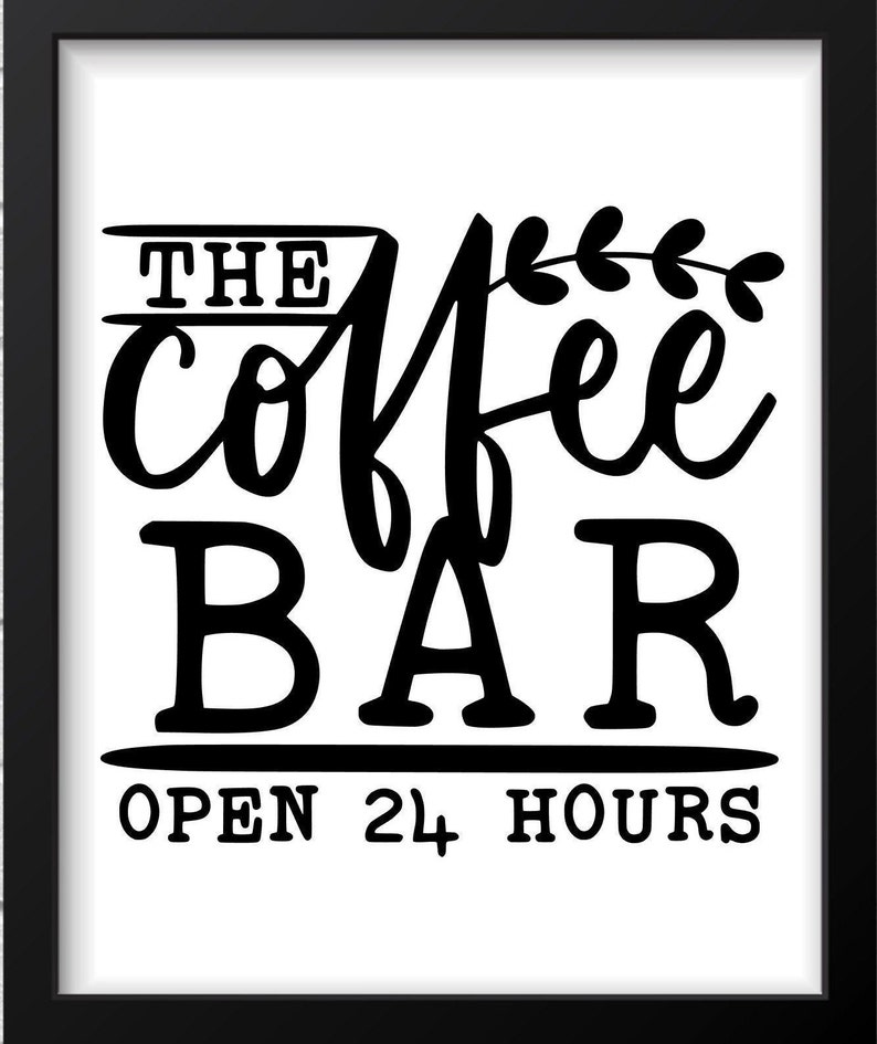 Coffee Art Coffee Bar Coffee Decor Coffee Sign Coffee - Etsy