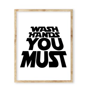Wash Your Hands / Bathroom Wall Decor / Bathroom Wall Art / Bathroom ...