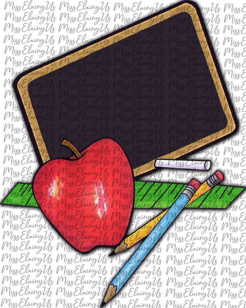 Digital Download School Teacher Graphic in 3 Versions Made From My ...