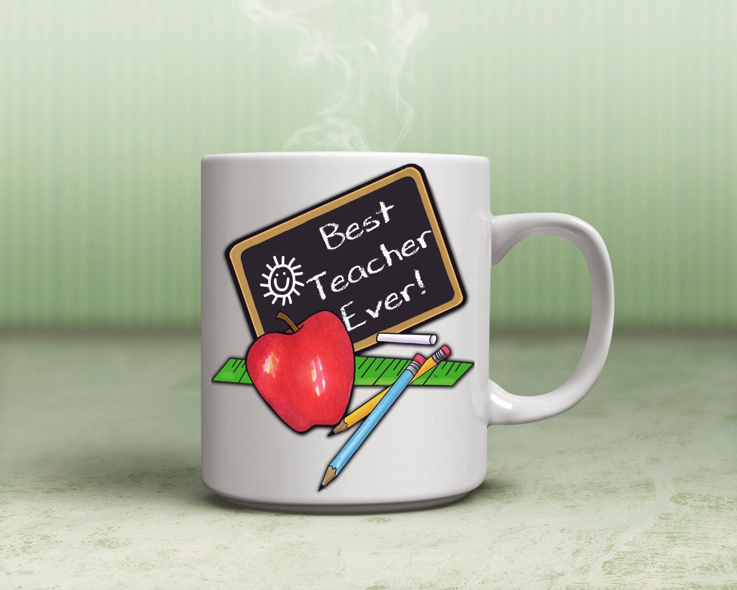 Digital Download School Teacher Graphic in 3 Versions Made From My ...