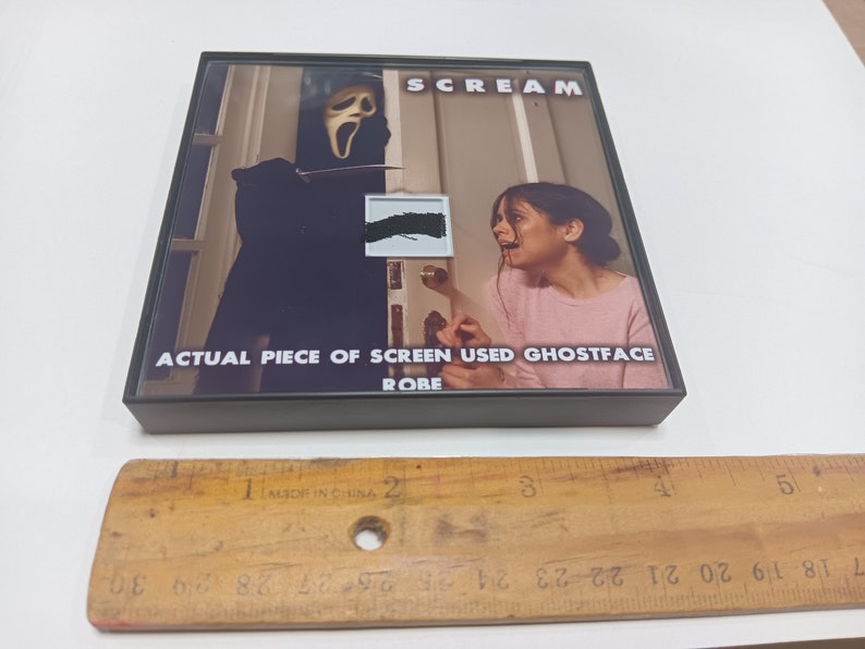SCREAM 2022 Movie Prop GENUINE Swatch of GHOSTFACE'S Robe Screen Used ...