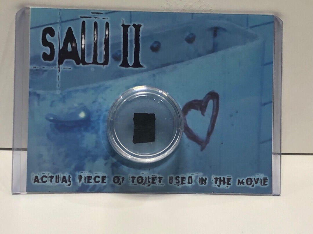 SAW II Movie Prop - Piece of Toilet From BATHROOM- Production Prop ...
