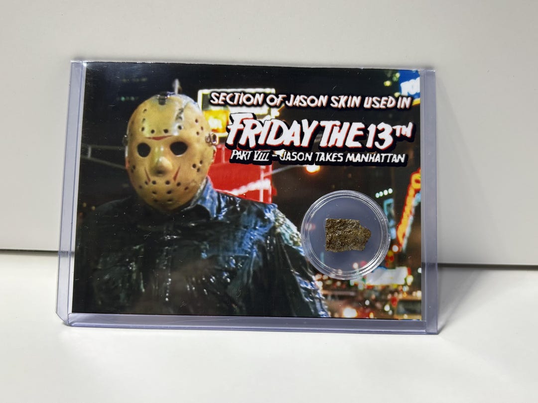 Friday the 13th Part 8 Movie Prop - Jason Skin Piece - Screen Used ...