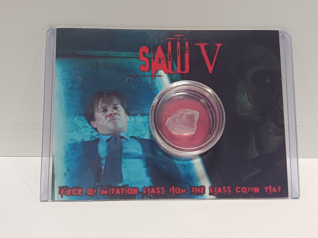 SAW V Movie Prop - Piece of Glass From Coffin Scene - Screen Used Prop ...