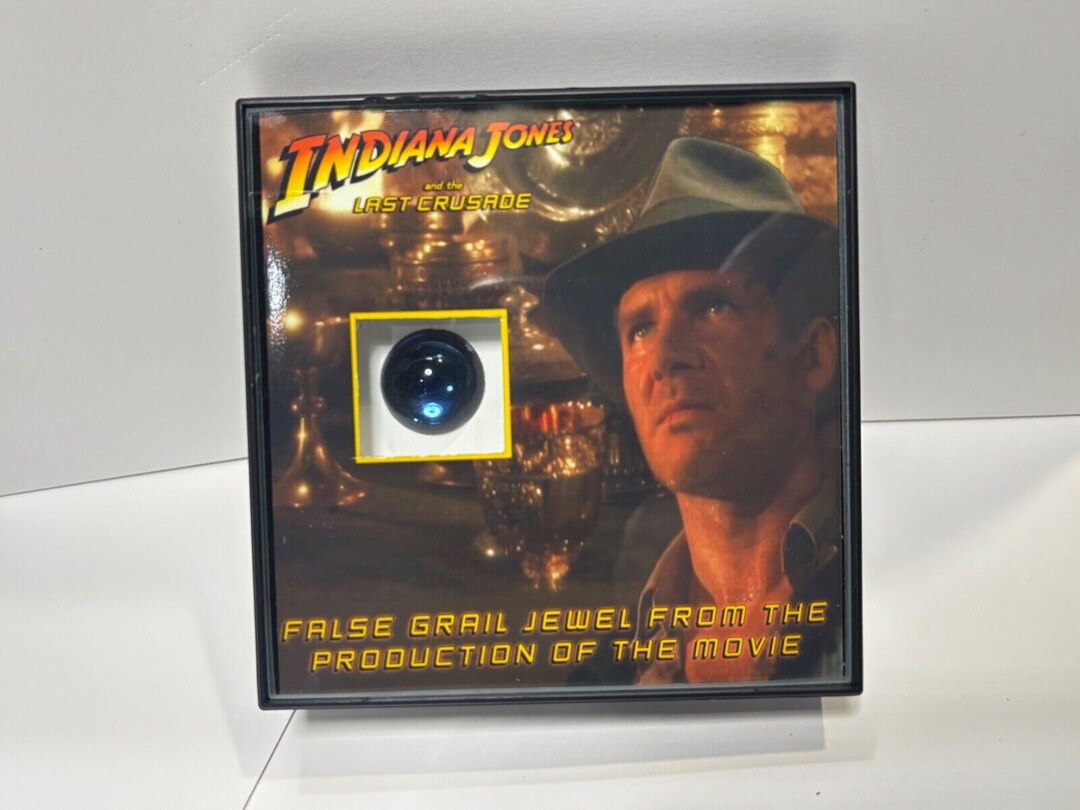 GENUINE Indiana Jones Last Crusade Movie Prop - False Grail Jewel ...
