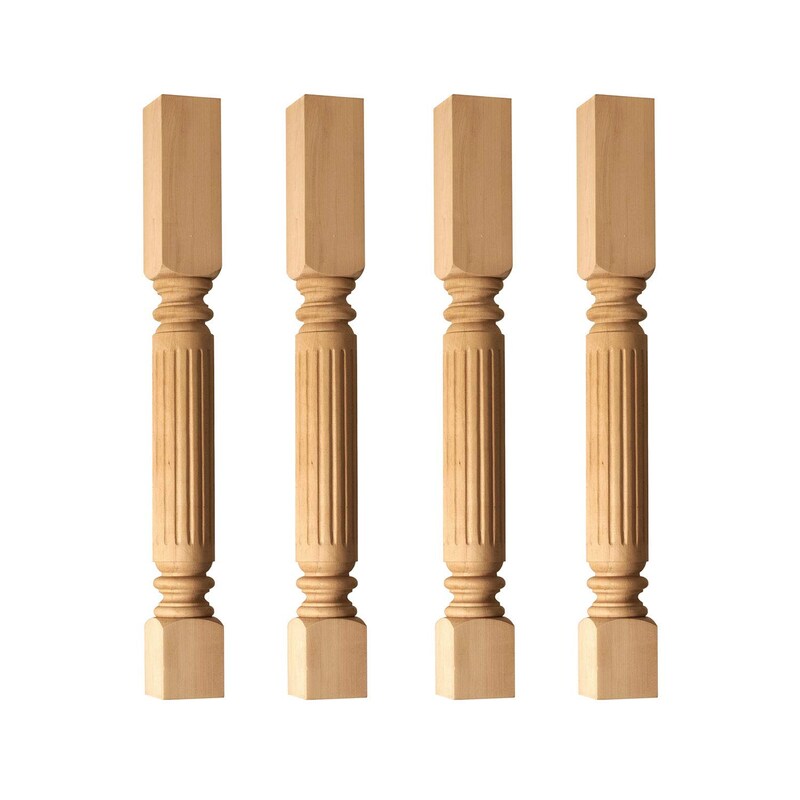 Fluted Table Legs - Etsy