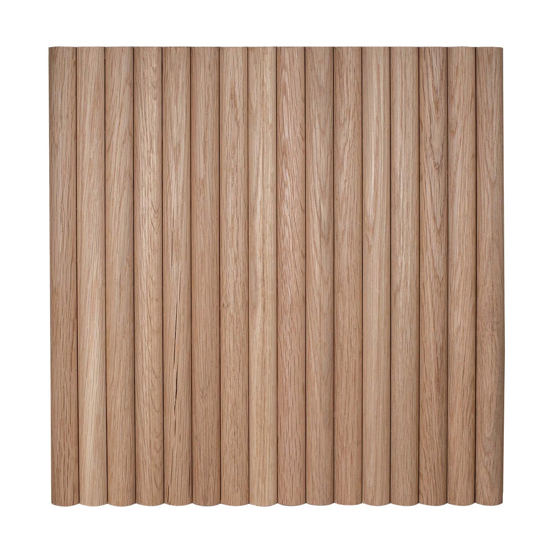 1' Wide X 3/8" Thick Unfinished Solid White Oak Flexible Tambour Sheet ...
