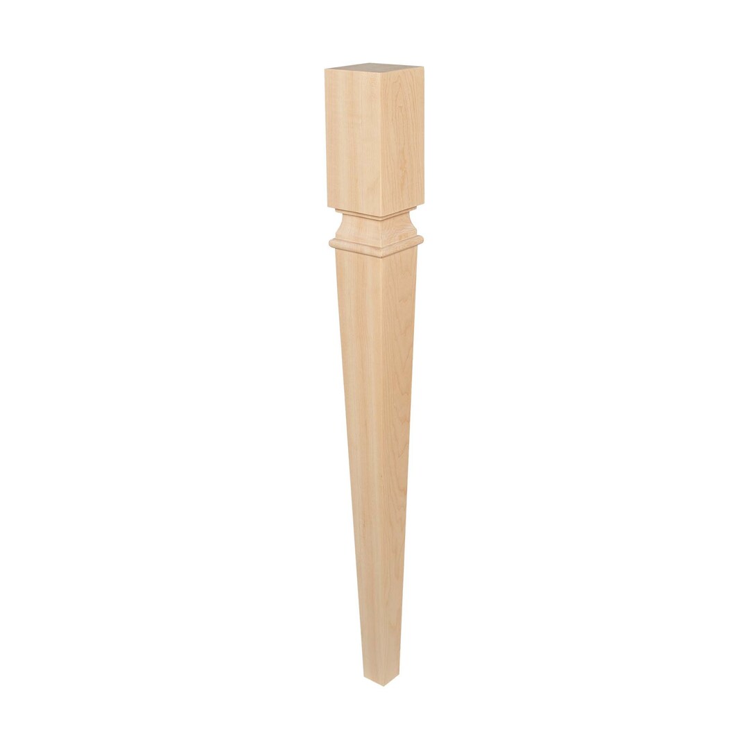 Solid Maple Wood Island Leg - 35-1/2in H X 3-1/2in W - Etsy