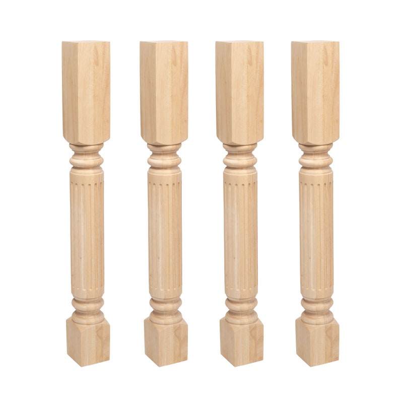 Fluted Table Legs - Etsy