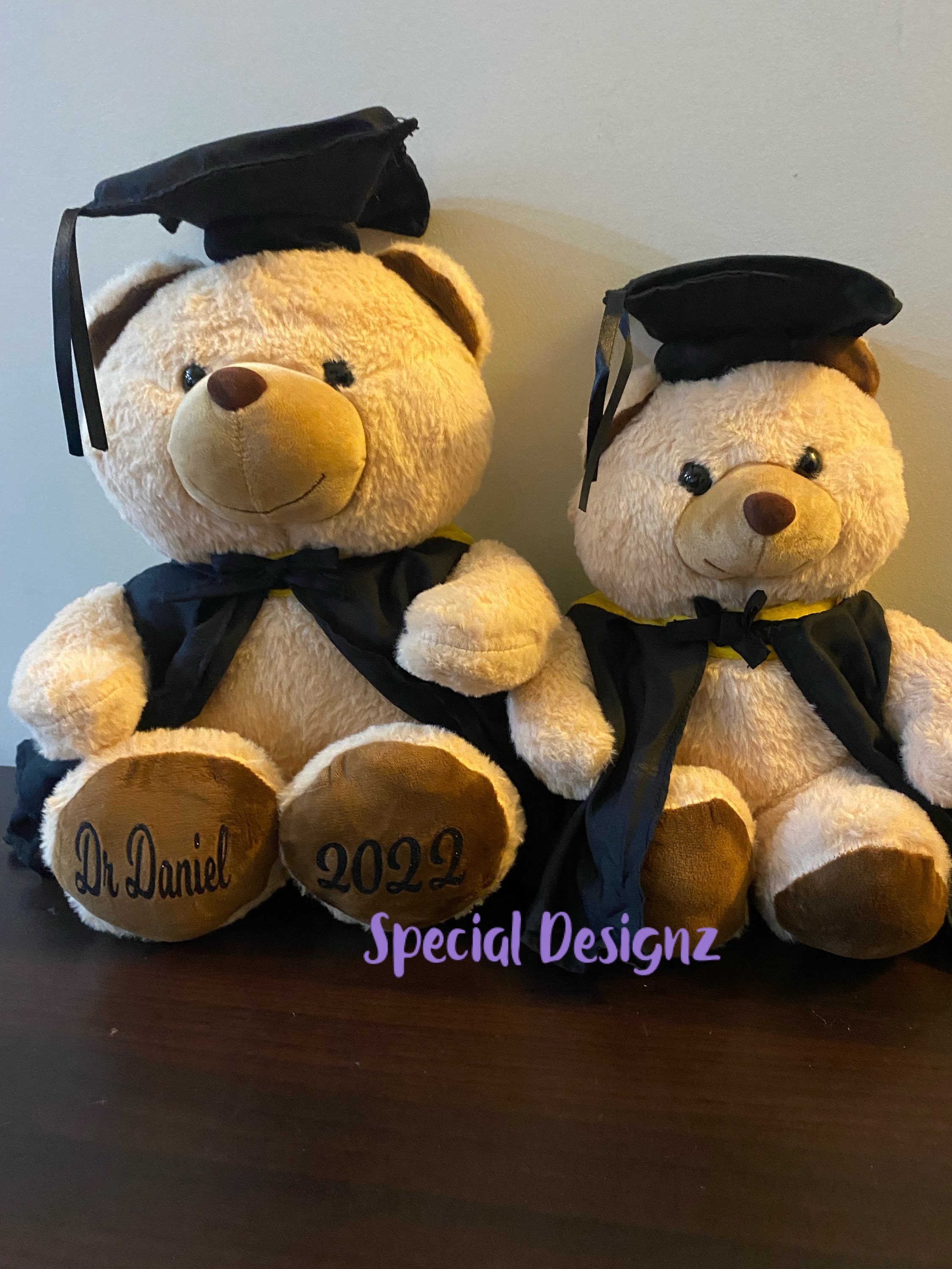 Personalised Graduation Bear - 25 and 34 Cm - Etsy Australia