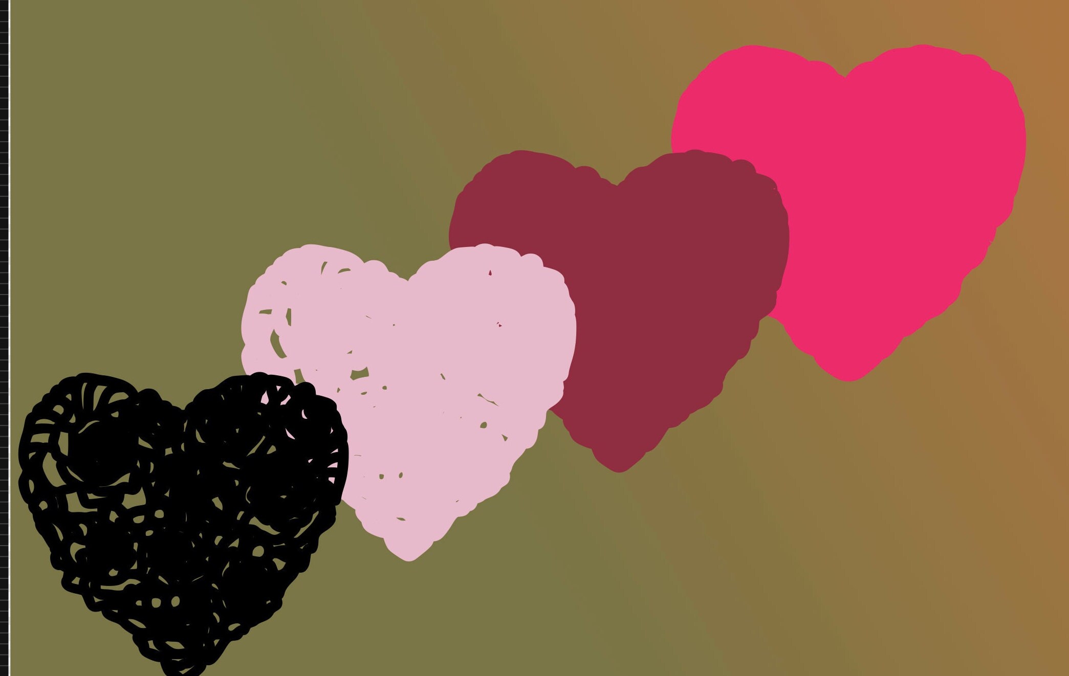 3D Lace Heart 4-later SVG 3D Multilayer Panel SVG Files Cutting DXF ...