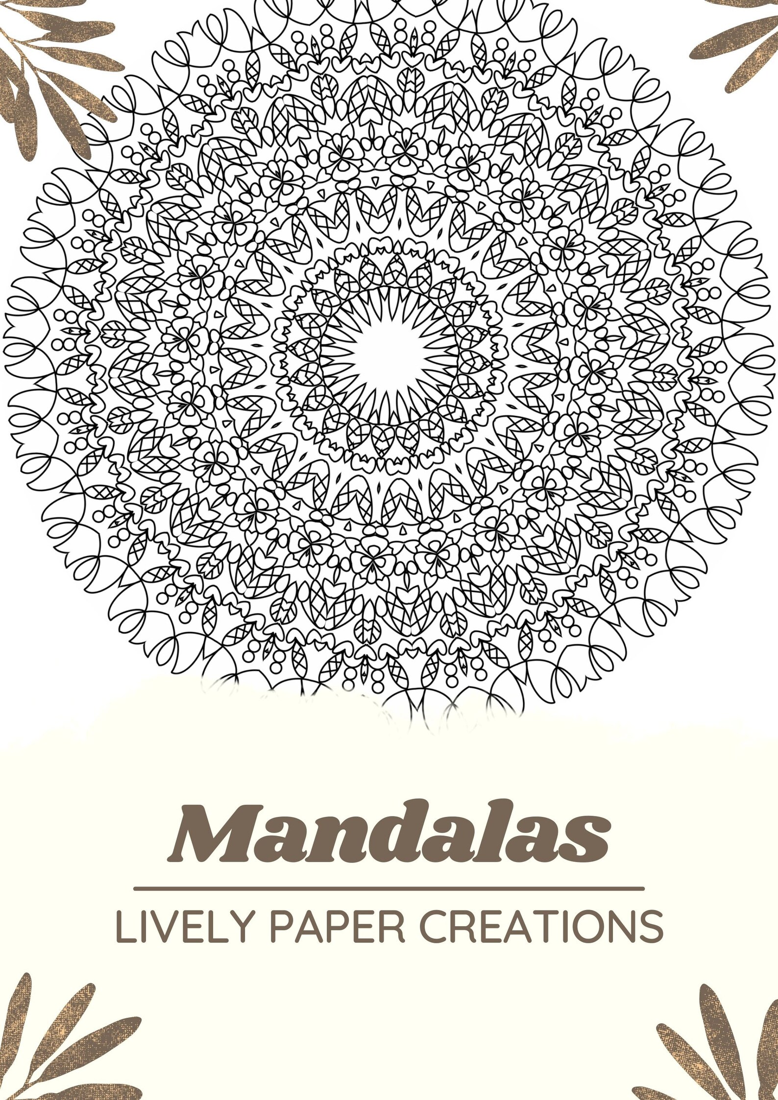 Home Decor Mandala Wall Art, Coloring Mandalas, 10 Digital PNG Files ...