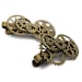 Bronze Steampunk Tie Clip Clockwork Tie Bar Made From Watch - Etsy