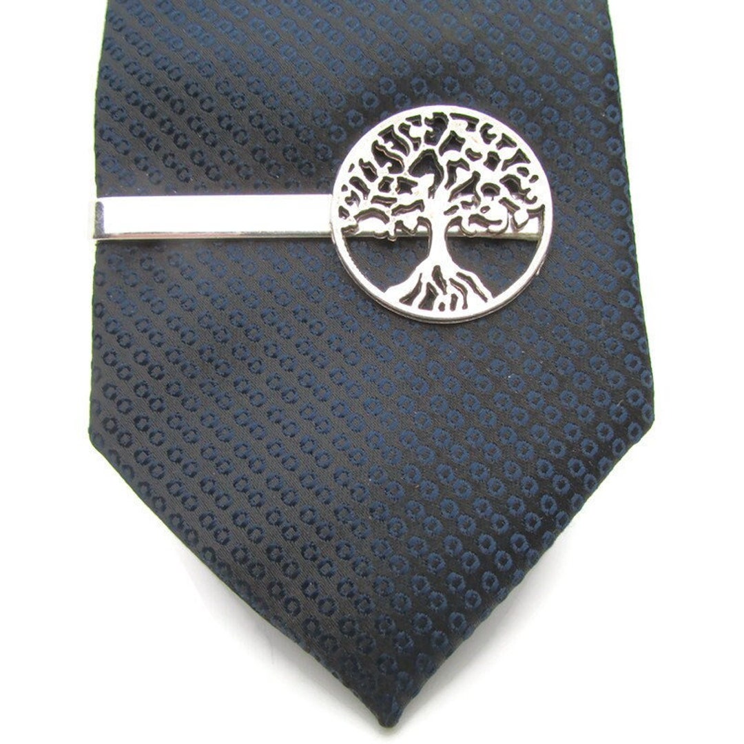 Silver Tree of Life Tie Clip, Forest Nature Theme Accesory, Nature Gift ...