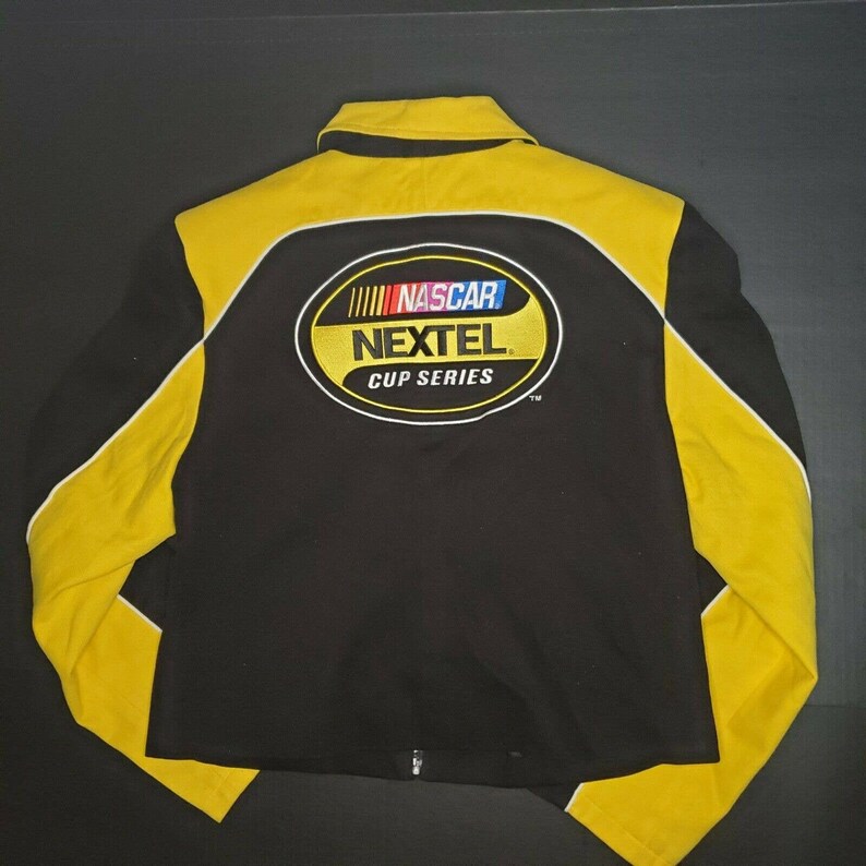 Nascar Nextel Cup Series Mens Yellow and Black Jacket Size | Etsy