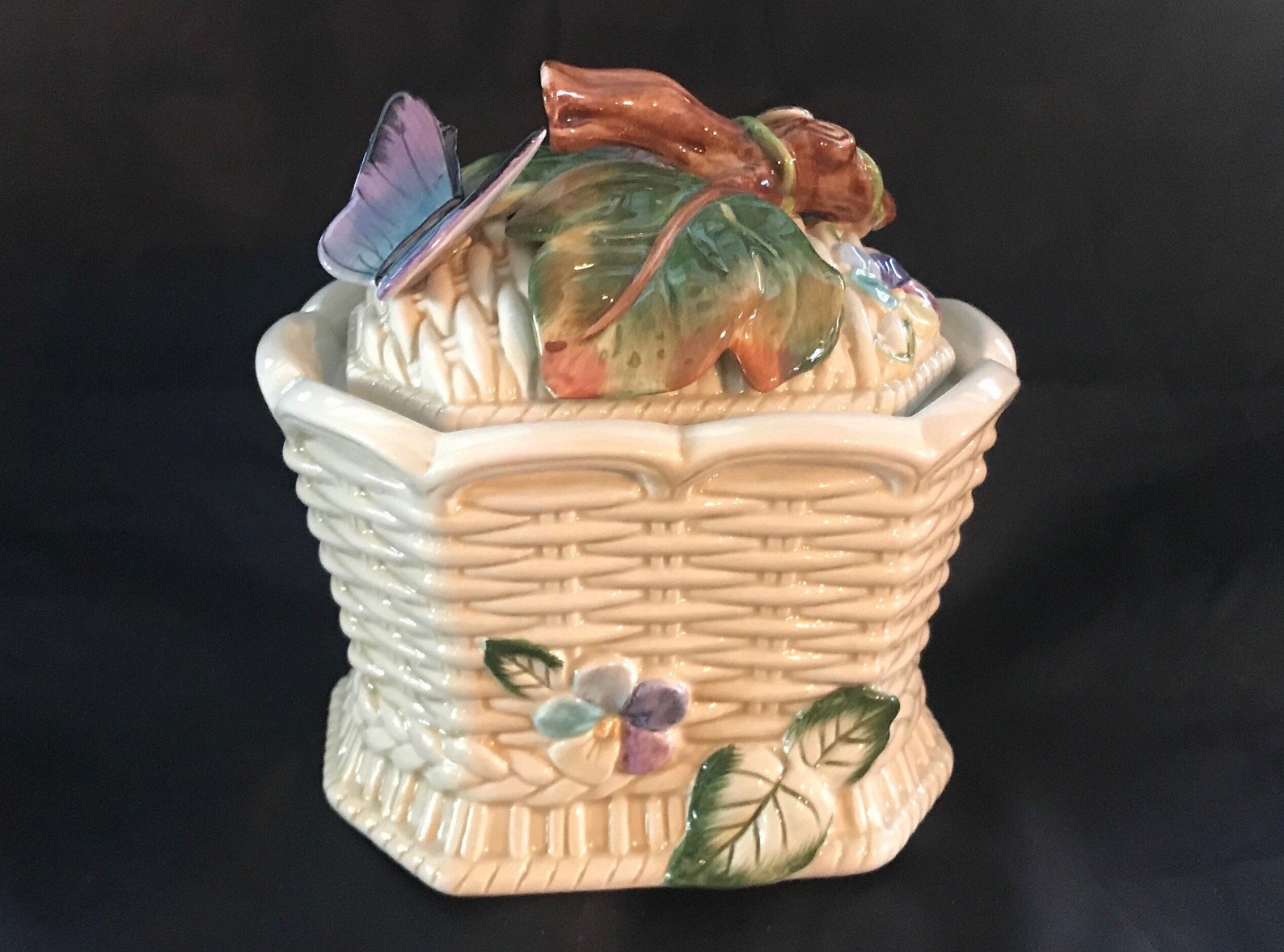 Fitz and Floyd Old World Rabbits Lidded Box With Applied - Etsy