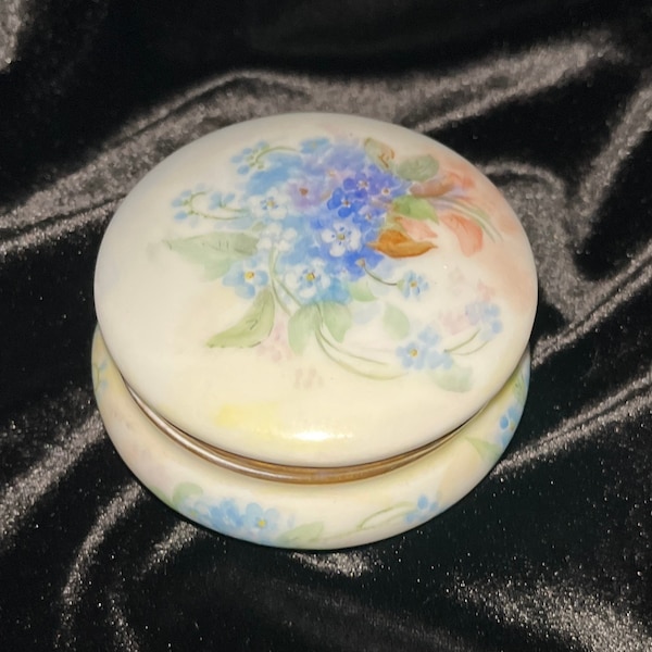 Porcelain Powder Box - Etsy